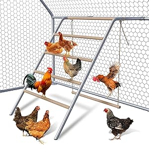 Chicken Perch for Coop with Chicken Swing,Chicken RoostIing Bars ...
